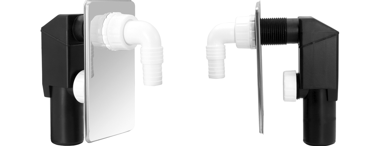 Built in trap for appliances - Adolf Schmidt Metallwaren- und ...