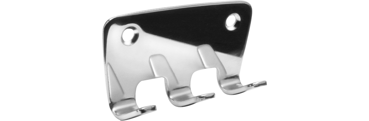 Hook strips, chrome-plated brass - Adolf Schmidt Metallwaren- und ...