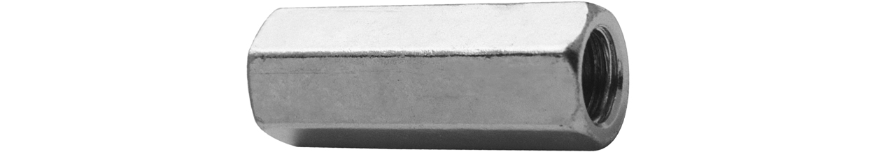 Threaded sleeves, hexagonal, galv. steel - Adolf Schmidt Metallwaren ...