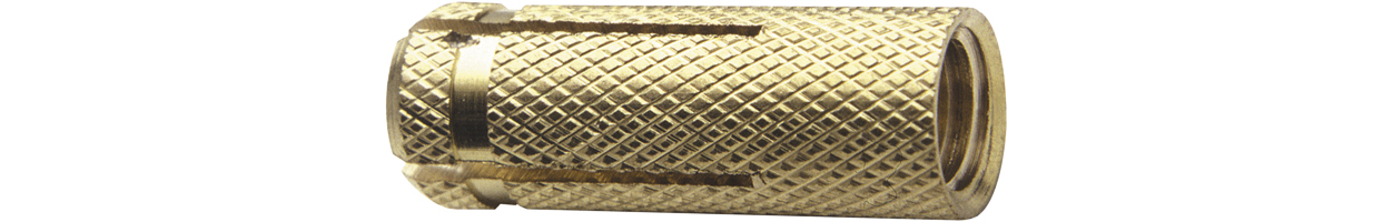 Brass expansion anchor - Adolf Schmidt Metallwaren- und ...