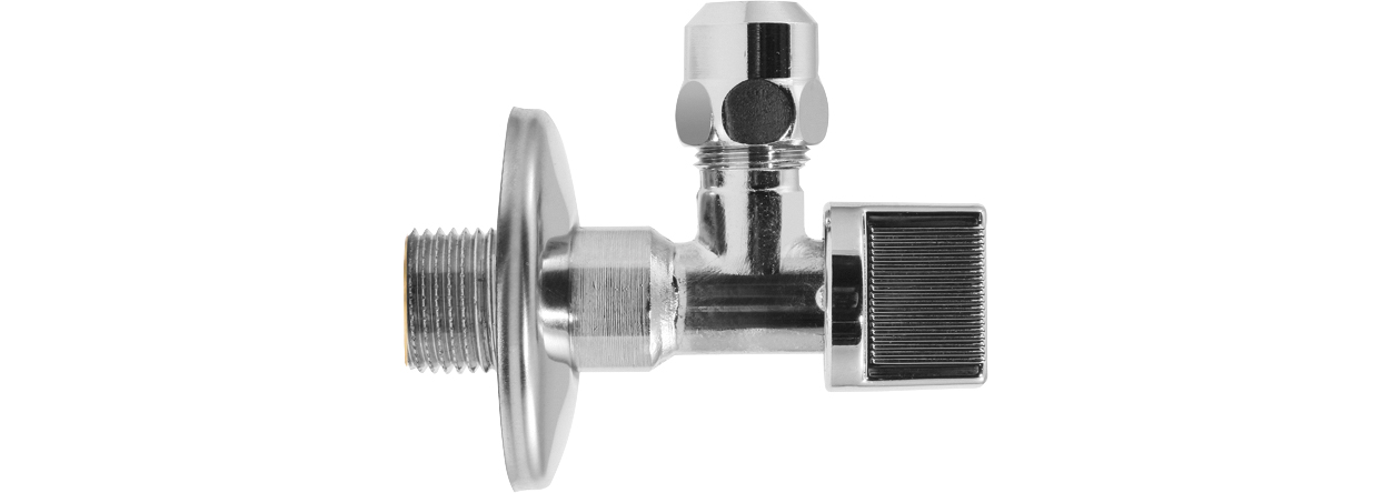 Chrome-plated brass ball angle valve - Adolf Schmidt Metallwaren- und ...