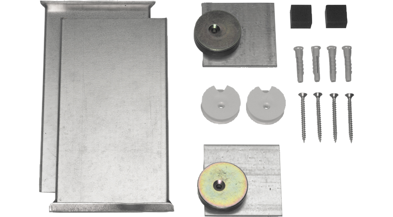 Magnetic mirror fastening, concealed - Adolf Schmidt Metallwaren- und ...